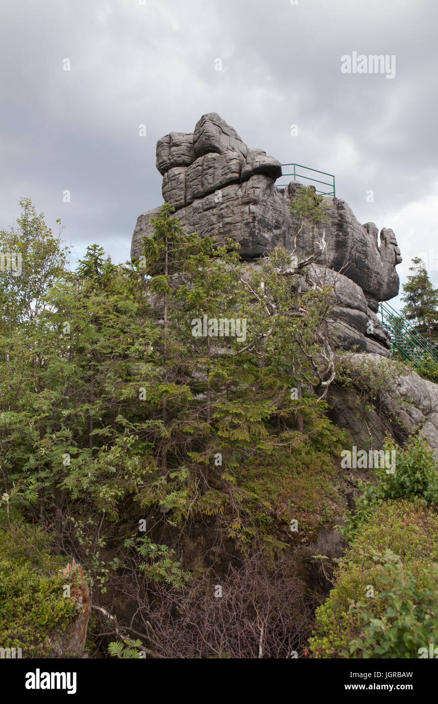 Stołowe Mountains/Table Mountains Poland Stock Photo - Alamy