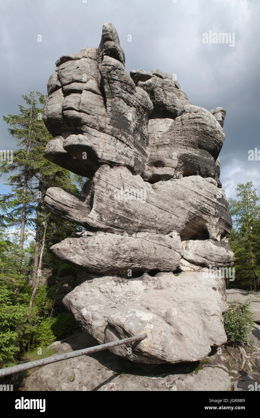 Stołowe Mountains/Table Mountains Poland Stock Photo - Alamy