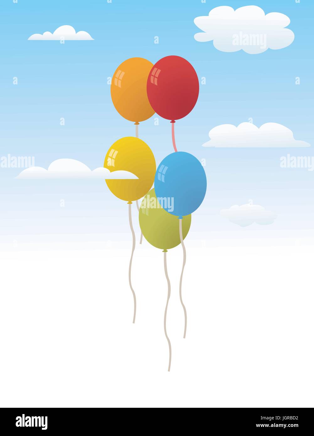 Balloons for party vector Stock Vector Image & Art - Alamy