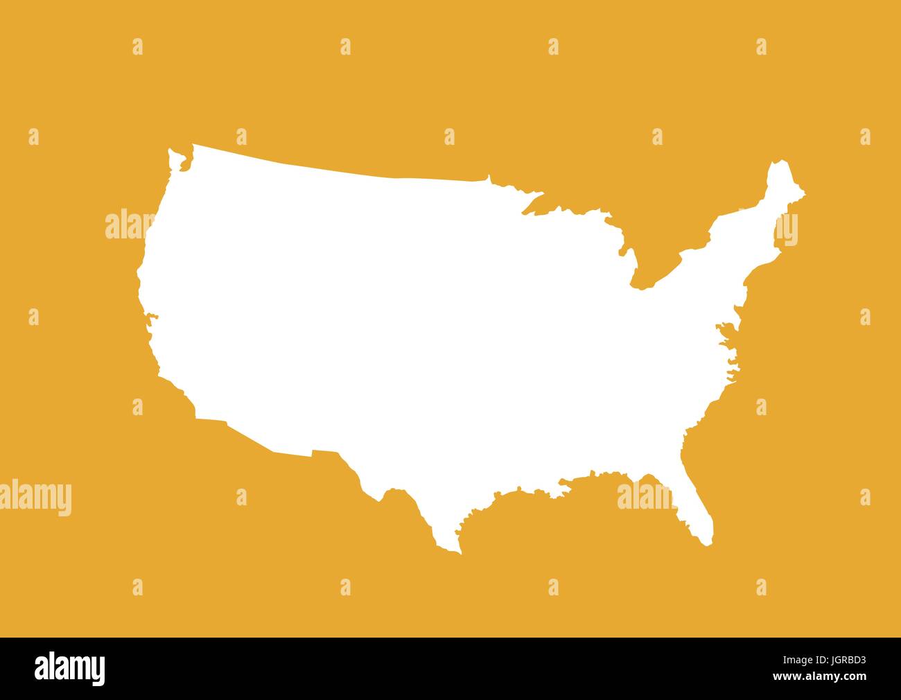 USA map vector illustration Stock Vector Image & Art - Alamy