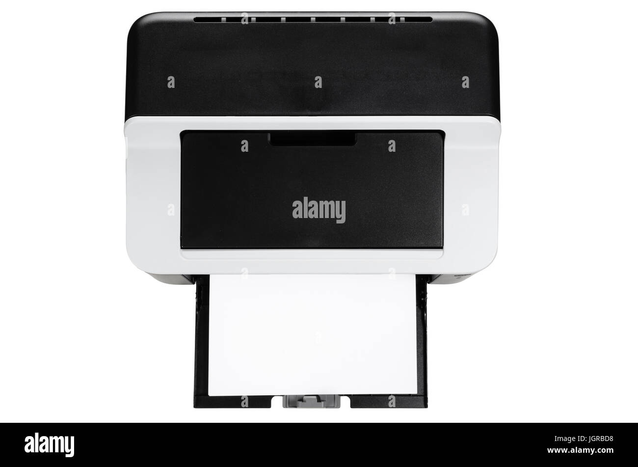 Compact laser home printer isolated on white background Stock Photo - Alamy