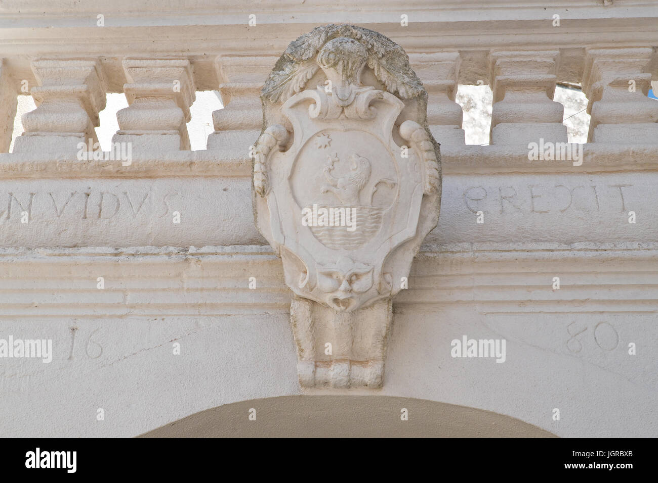 Lupoli palace. Ceglie Messapica. Puglia. Italy Stock Photo - Alamy