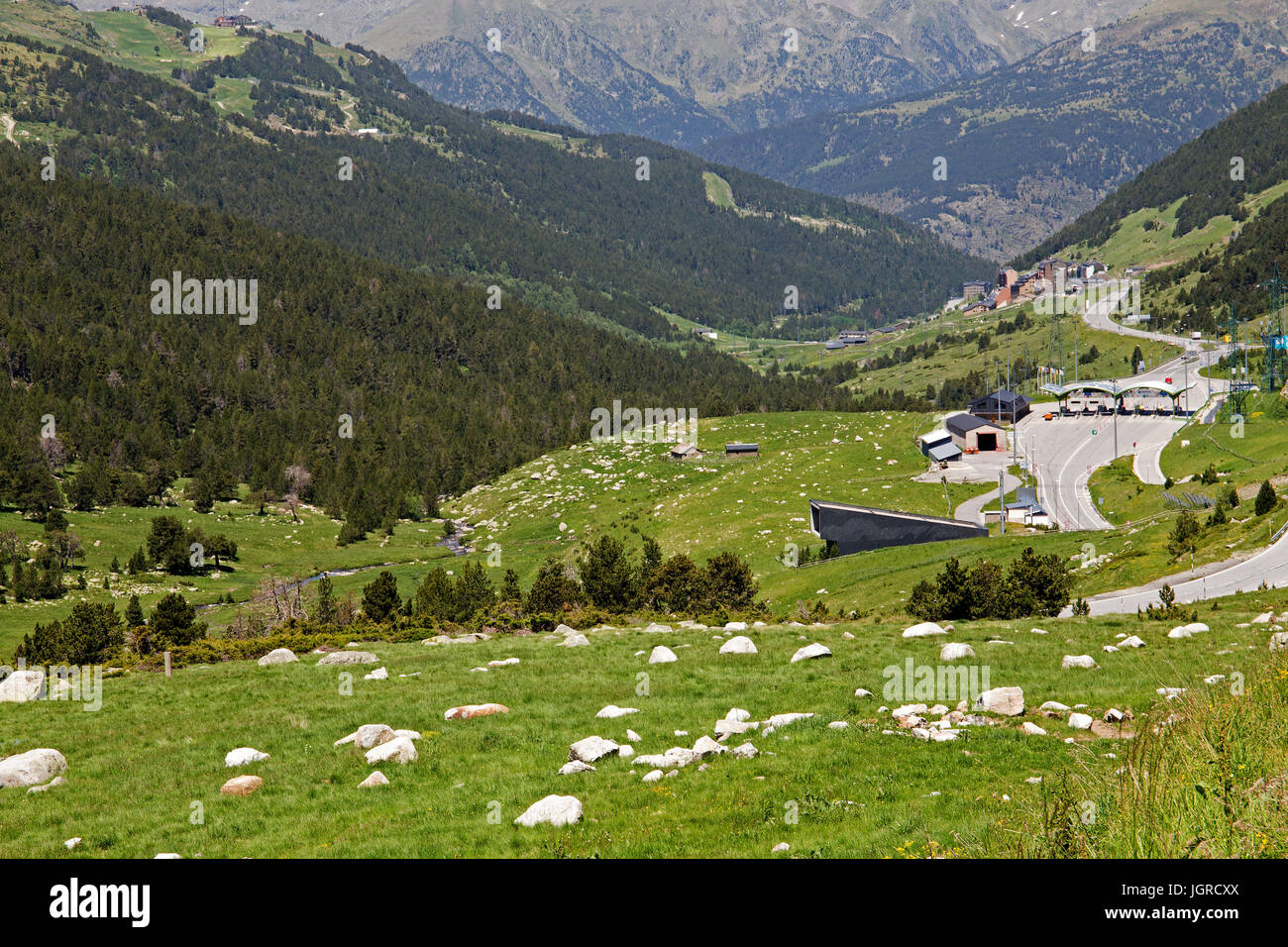 Landscape of Andorra Stock Photo - Alamy