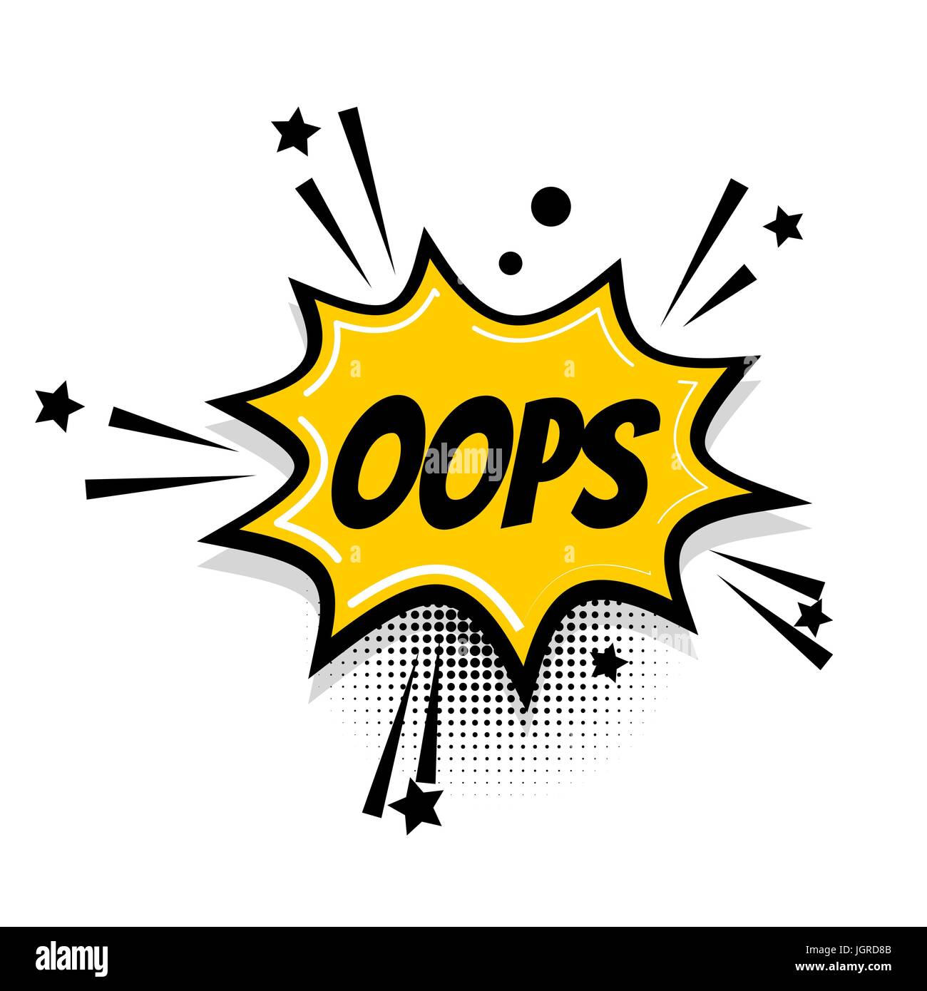 Oops bubble Cut Out Stock Images & Pictures - Alamy