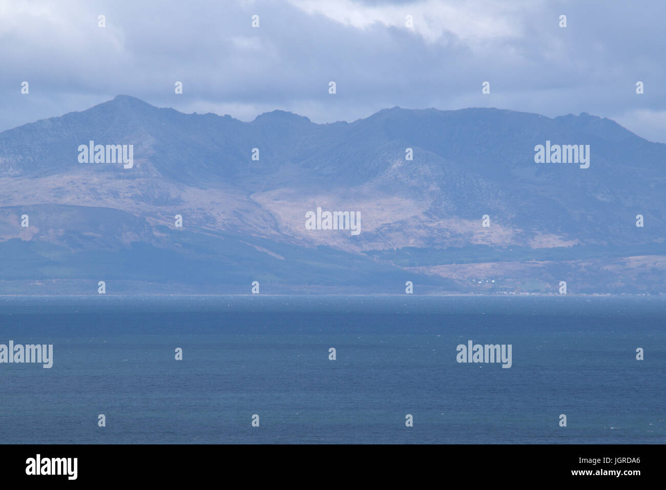 Arran from Troon Stock Photo - Alamy