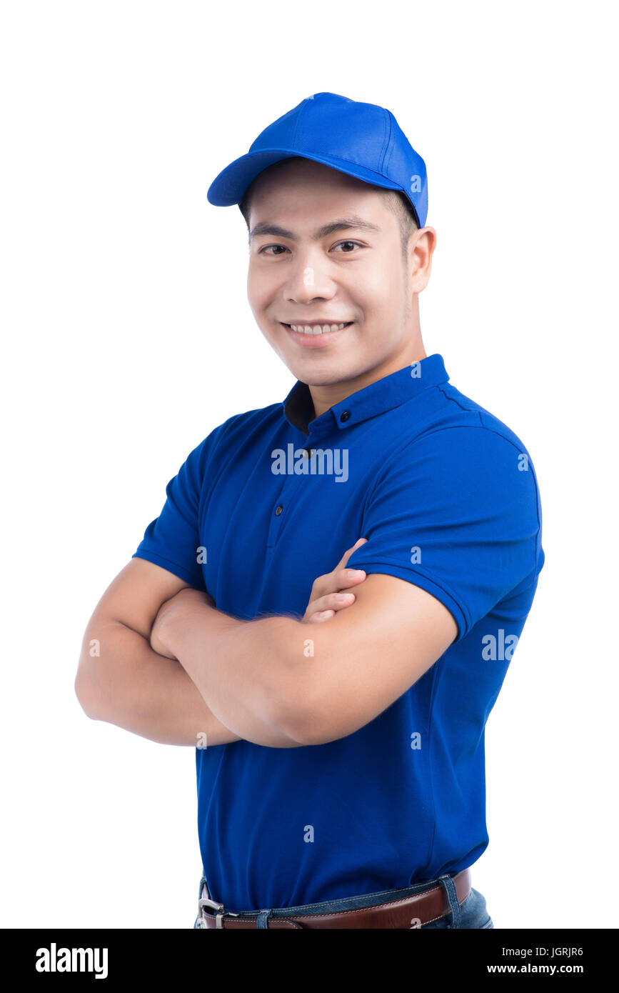 Blue uniform hi-res stock photography and images - Alamy