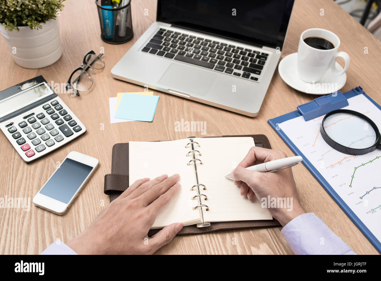 Man Analysis Business Accounting Stock Photo - Alamy