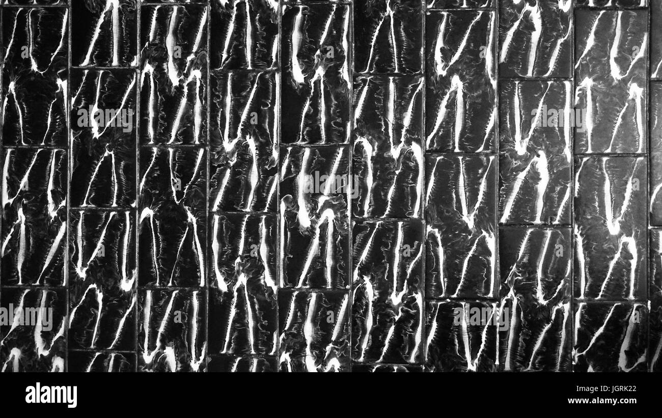 Striped tiles Black and White Stock Photos & Images - Alamy