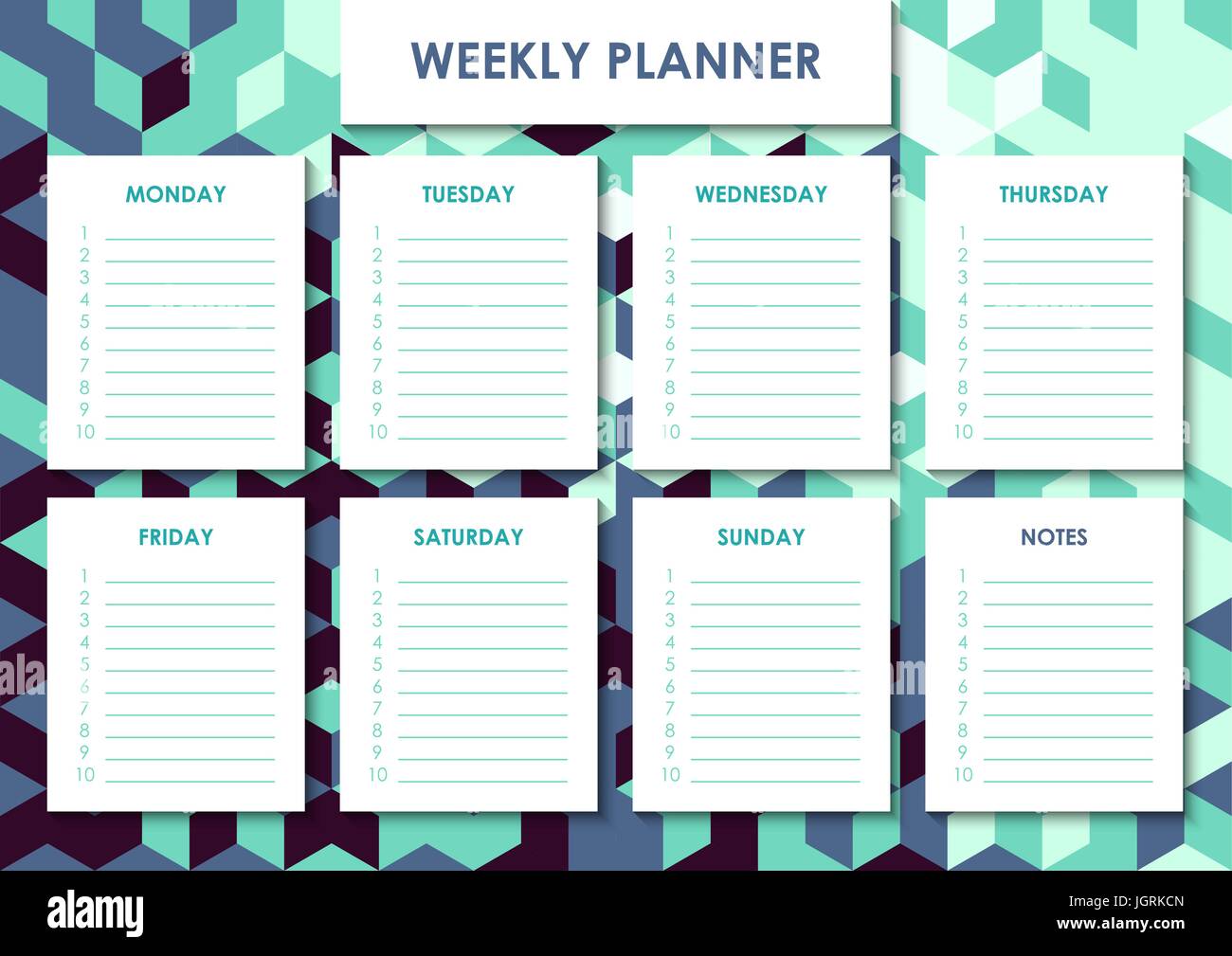 Weekly planner hi-res stock photography and images - Alamy
