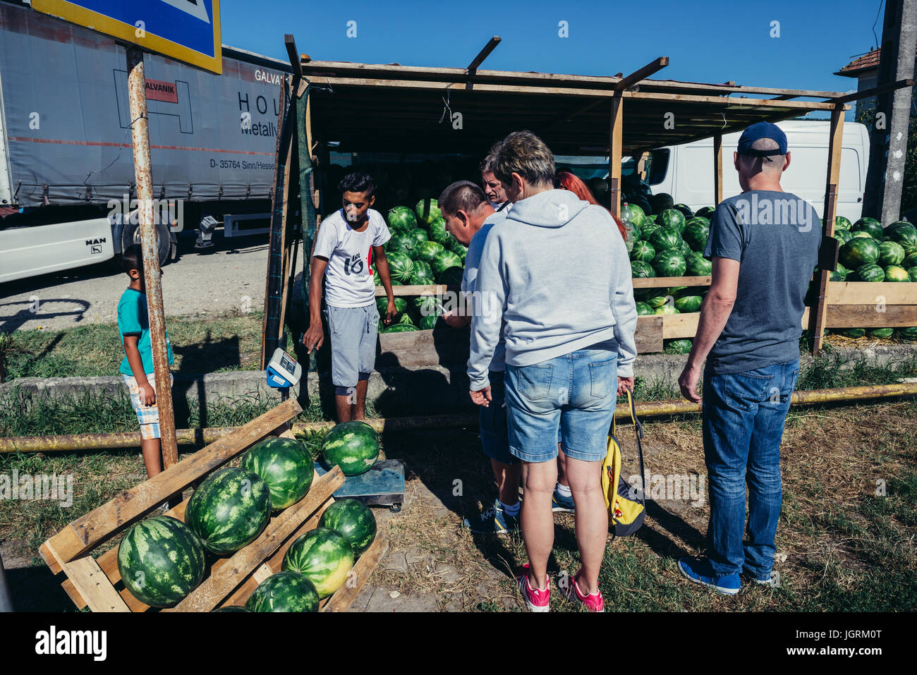 Watermelon roadside hi-res stock photography and images - Alamy