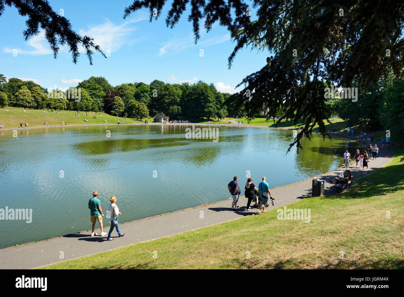 Sefton Park in Liverpool, a 235 acre Grade 1 historic park and is a ...
