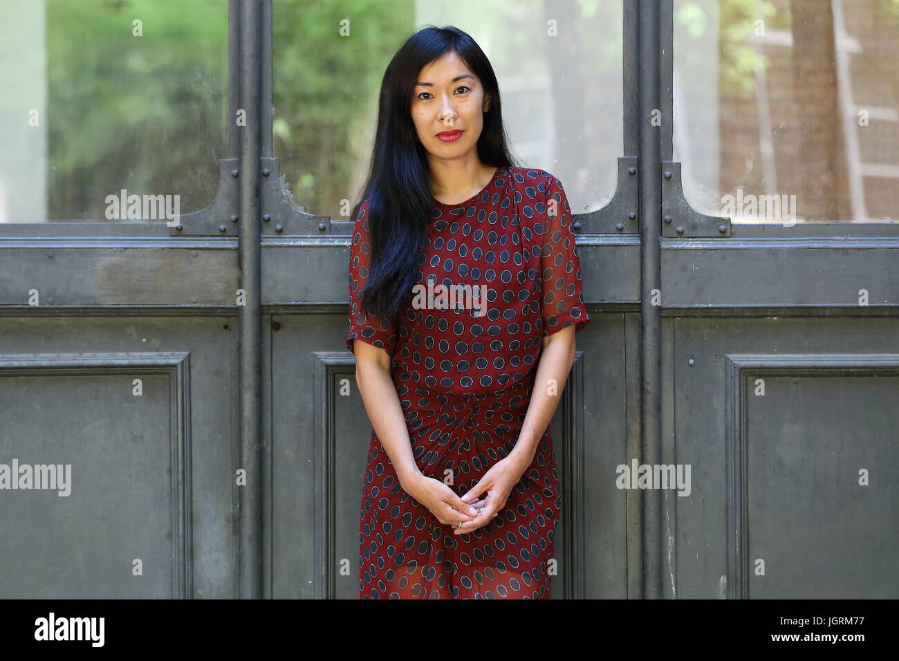 Roma, Italy. 10th July, 2017. American novelist and journalist Katie ...