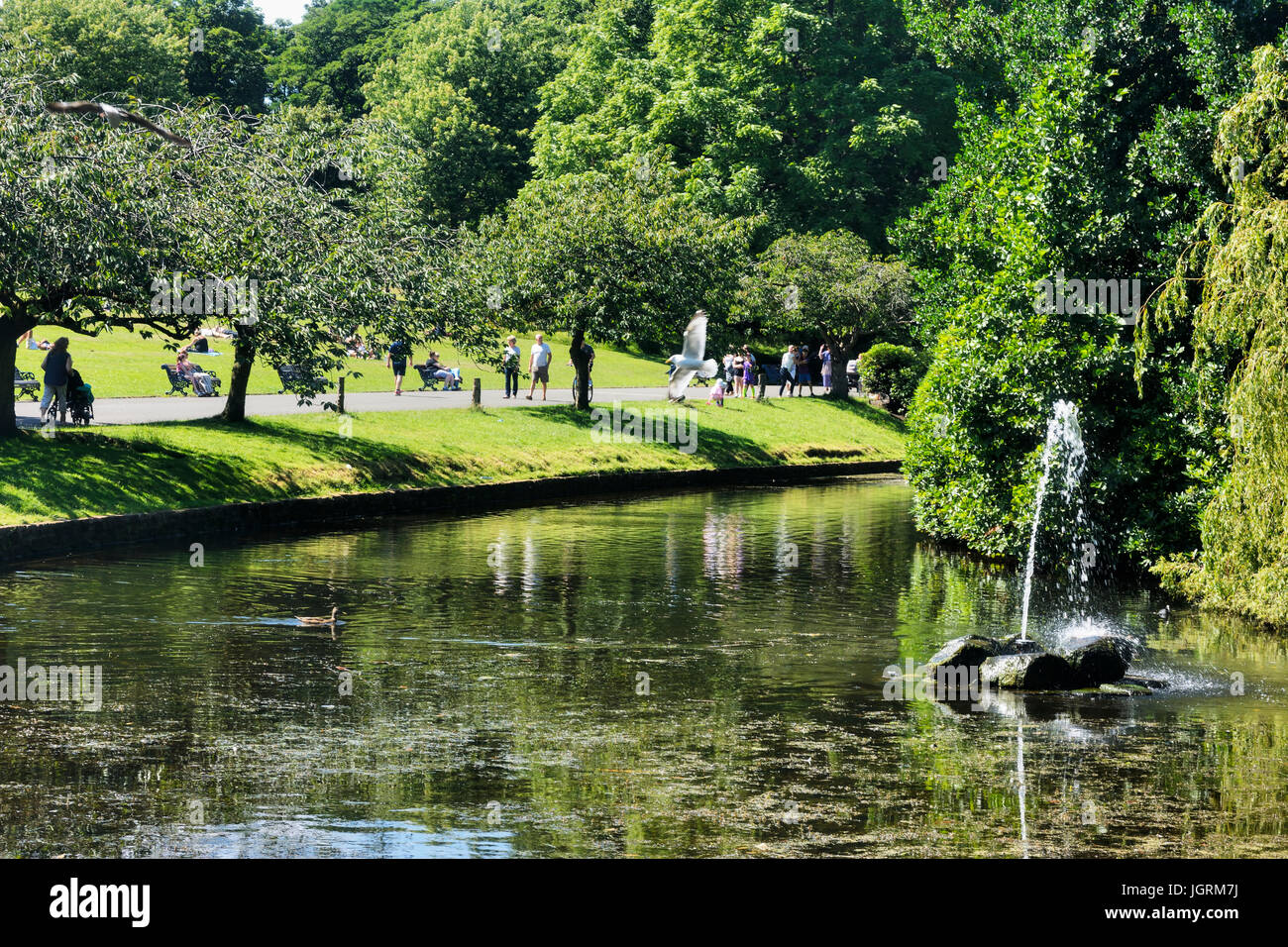 Sefton Park in Liverpool, a 235 acre Grade 1 historic park and is a ...