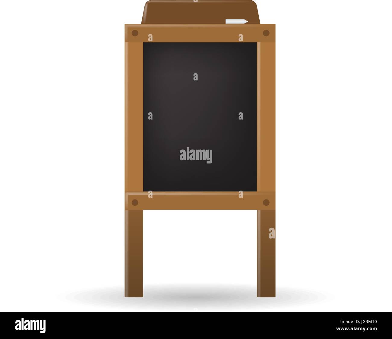 Blackboard menu concept blank Stock Vector Images - Alamy