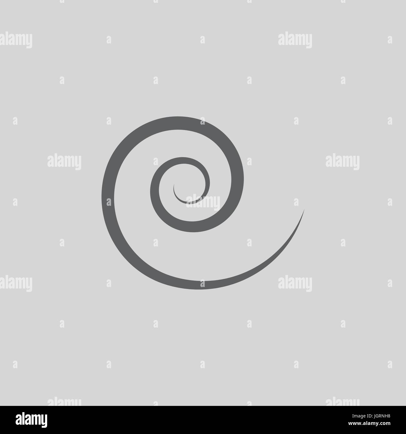 Set of water swirls design elements. Abstract water splash shapes ...