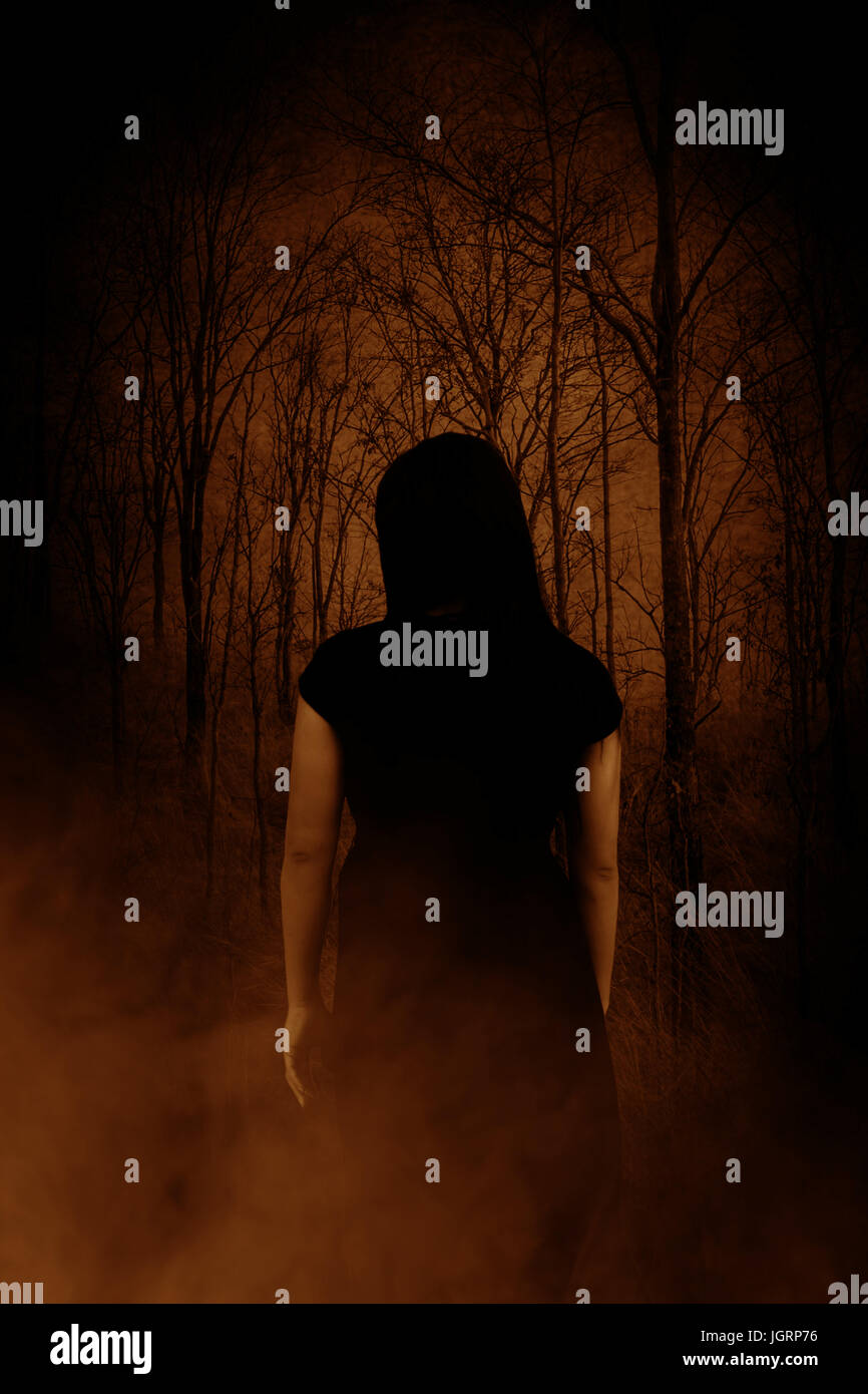Woman ghost woods hi-res stock photography and images - Alamy
