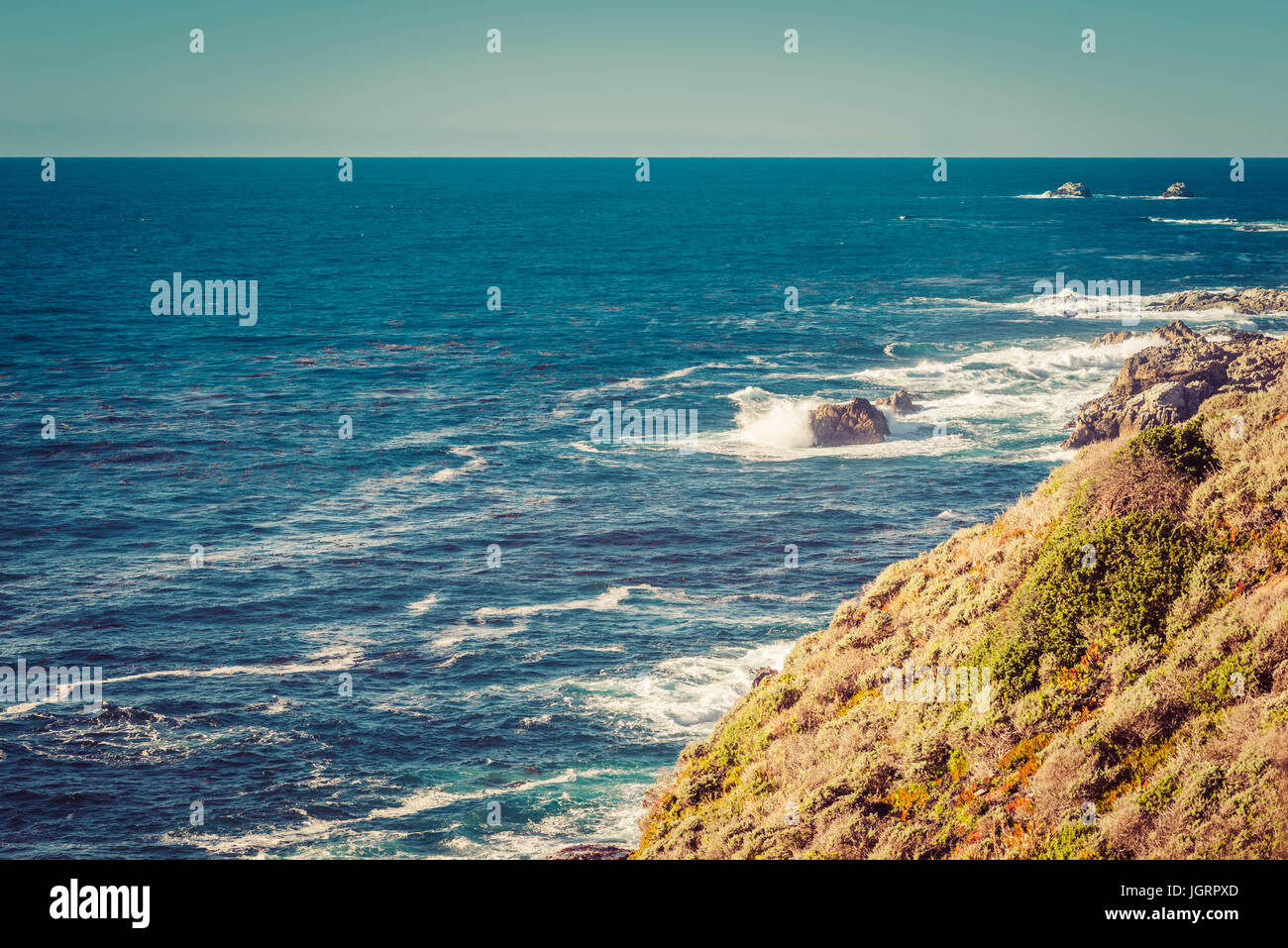 highway 1 beach sunshine daylight carmel bigsur monterrey scenic view ...