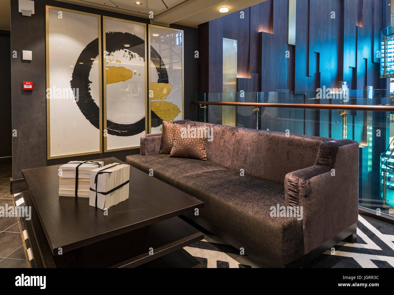 VIP lounge. Genting Dream Cruise Ship, NA, China. Architect: SMC Design ...