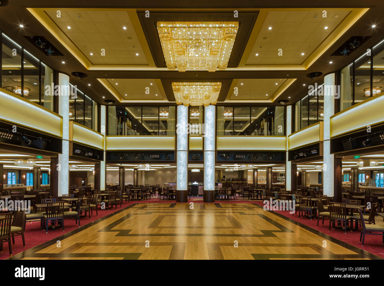 Ballroom. Genting Dream Cruise Ship, NA, China. Architect: SMC Design ...