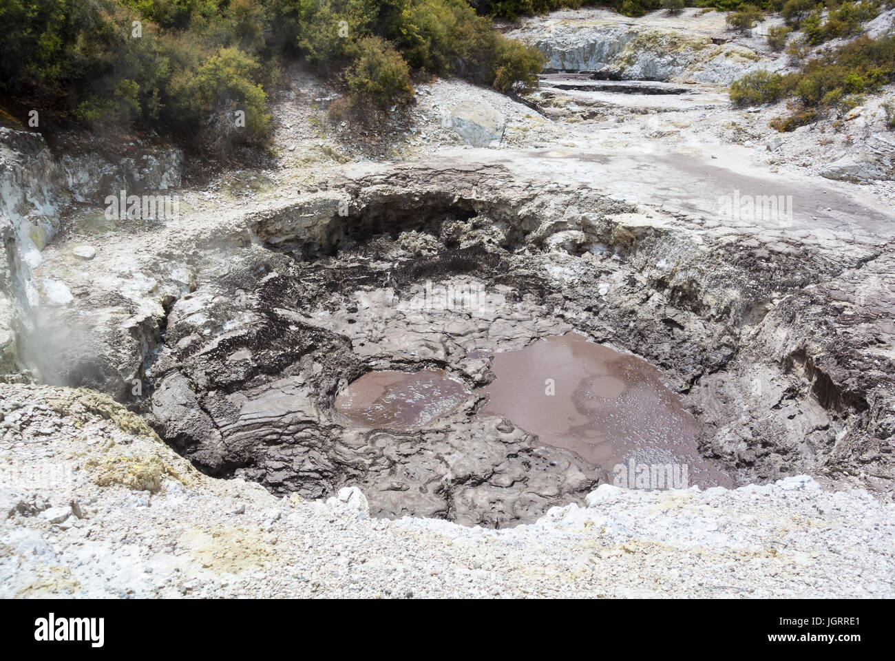 Waiotapu Thermal Wonderland,Rotorua, New Zealand Stock Photo - Alamy