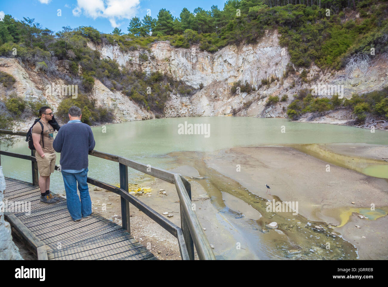 Waiotapu Thermal Wonderland,Rotorua, New Zealand Stock Photo - Alamy