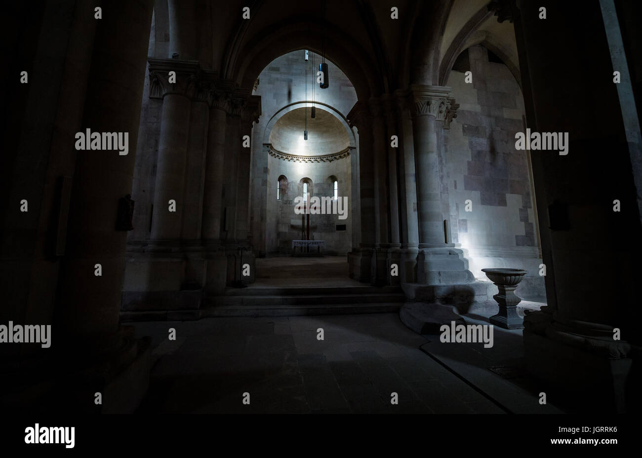 Interior of Roman Catholic Saint Michael's Cathedral in Alba Carolina ...