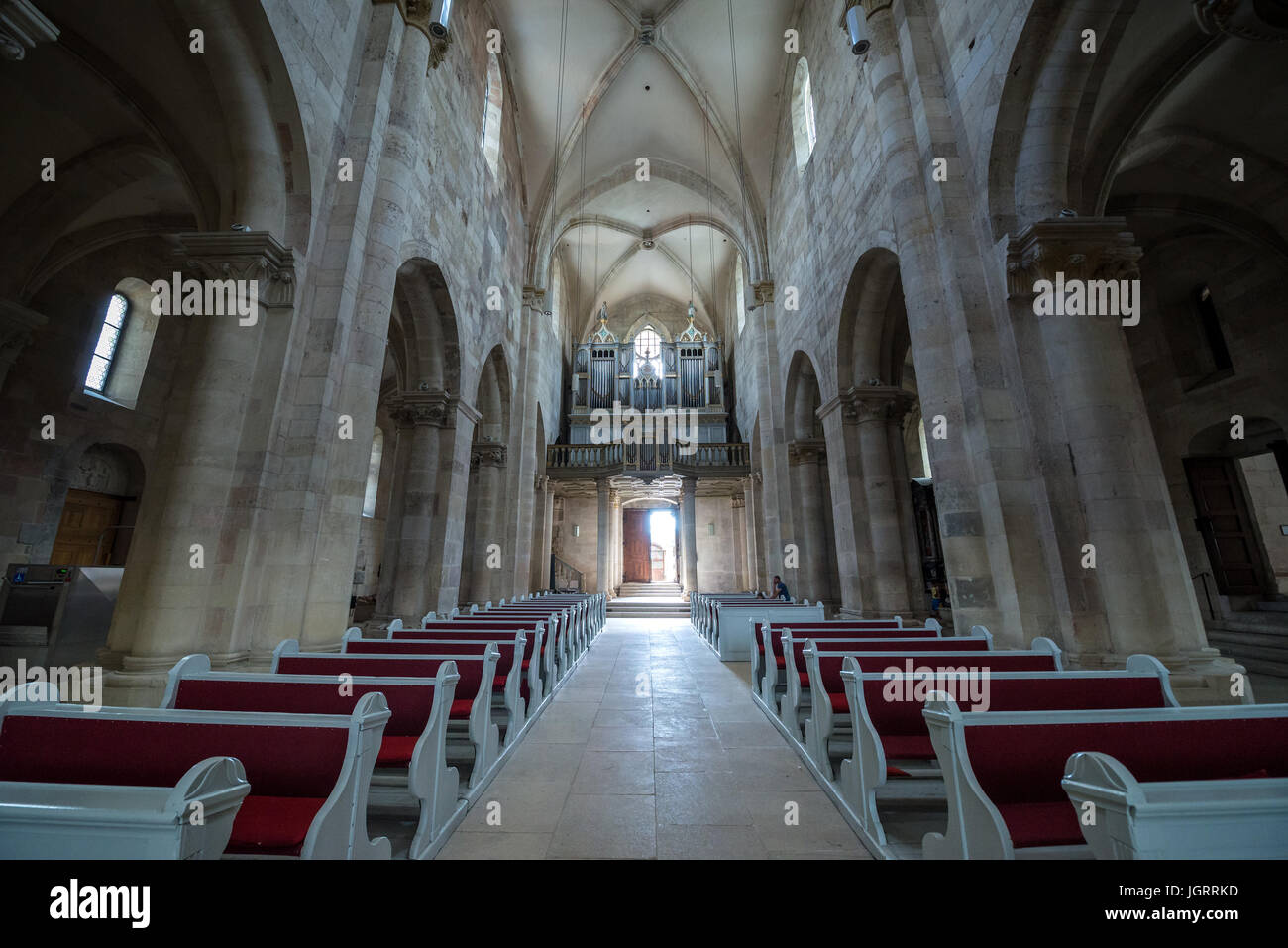 Nave and pipe organ of Roman Catholic Cathedral of Saint Michael in ...