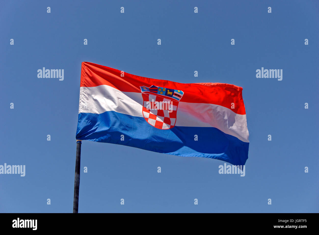 National flag of Croatia Stock Photo - Alamy