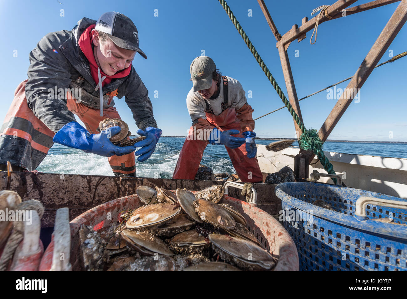 Scallop boat hi-res stock photography and images - Alamy