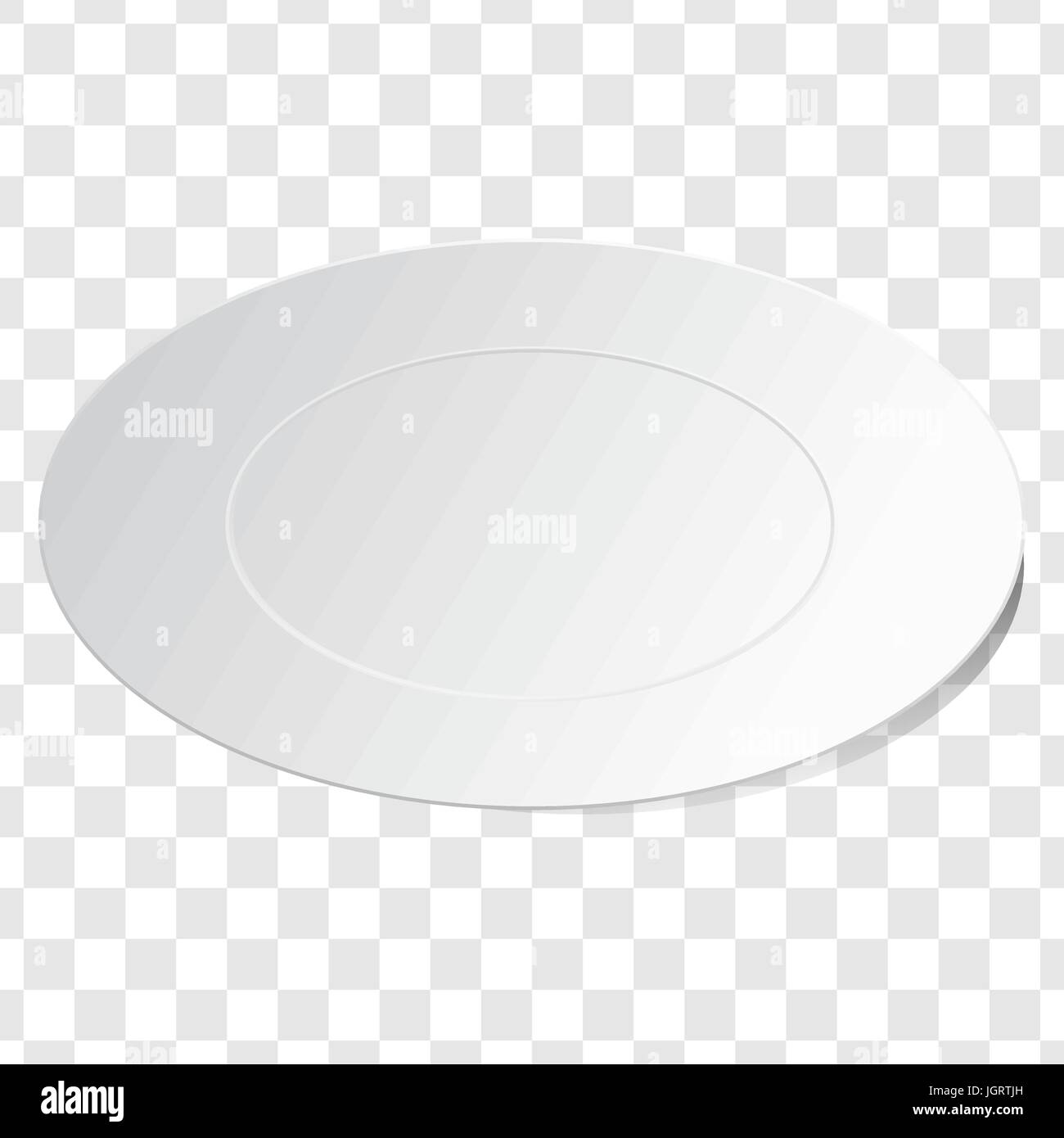 Empty white dish plate background Stock Vector Image & Art - Alamy