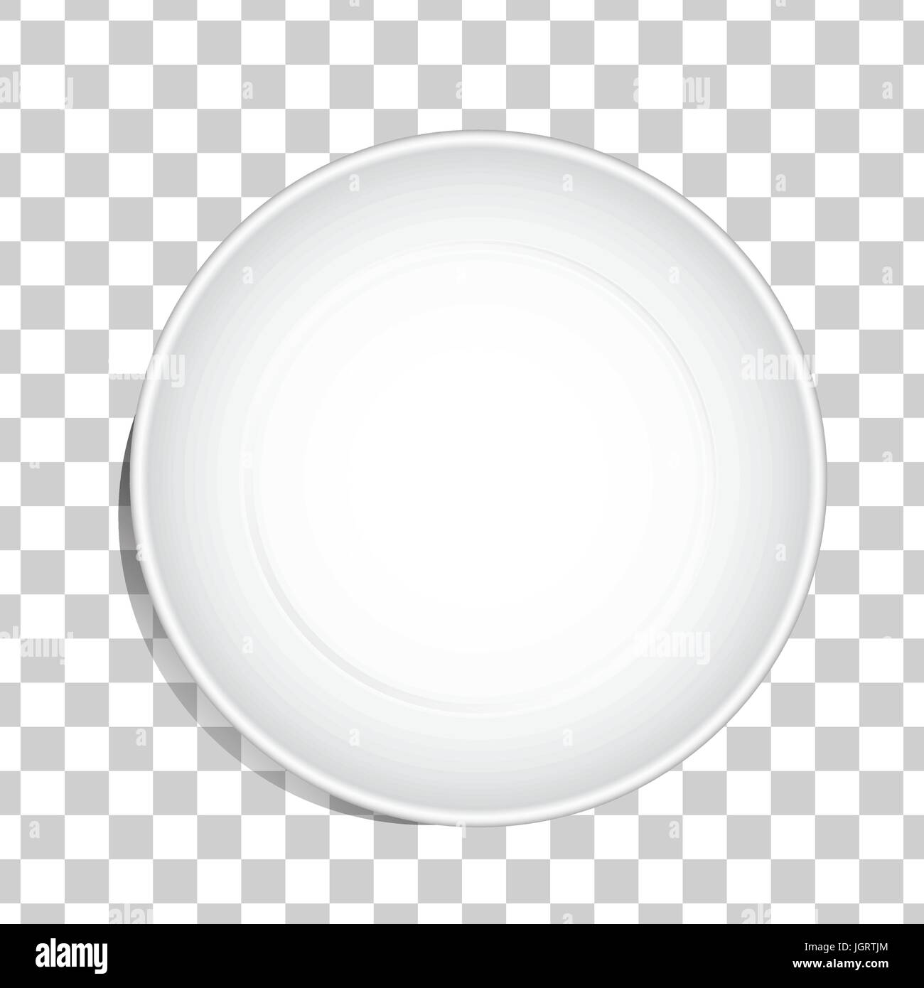 Empty white dish plate background Stock Vector Image & Art - Alamy