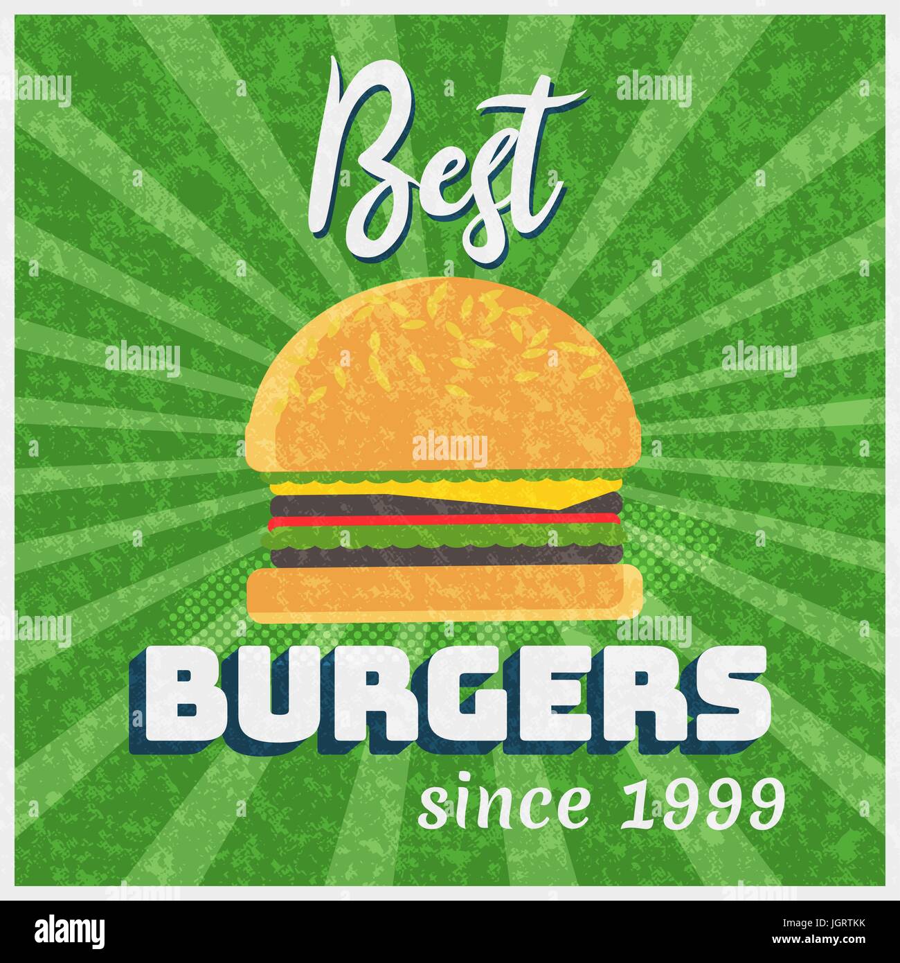 Vector poster for burgers ad Stock Vector Image & Art - Alamy