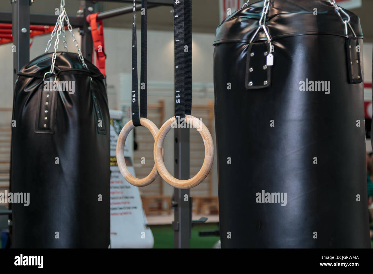 Kickbox fighter boxing in ring hi-res stock photography and images - Alamy