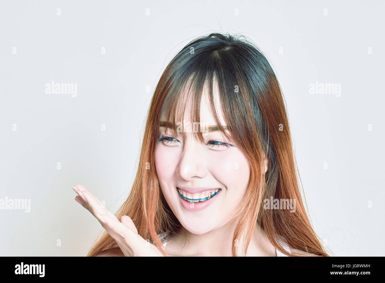 portrait of Happy asian woman Stock Photo - Alamy