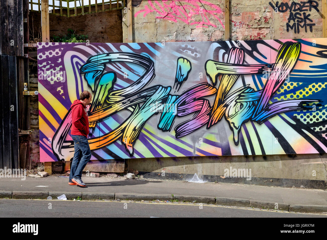 Artwork painted in Bristol for the Upfest 2016 festival,Europe's ...