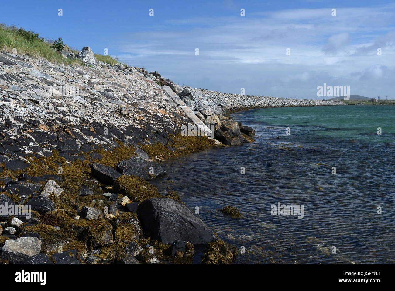 South uist to benbecula causeway hi-res stock photography and images ...