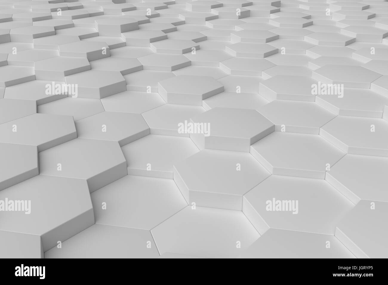 Hexagon tiles Black and White Stock Photos & Images - Alamy