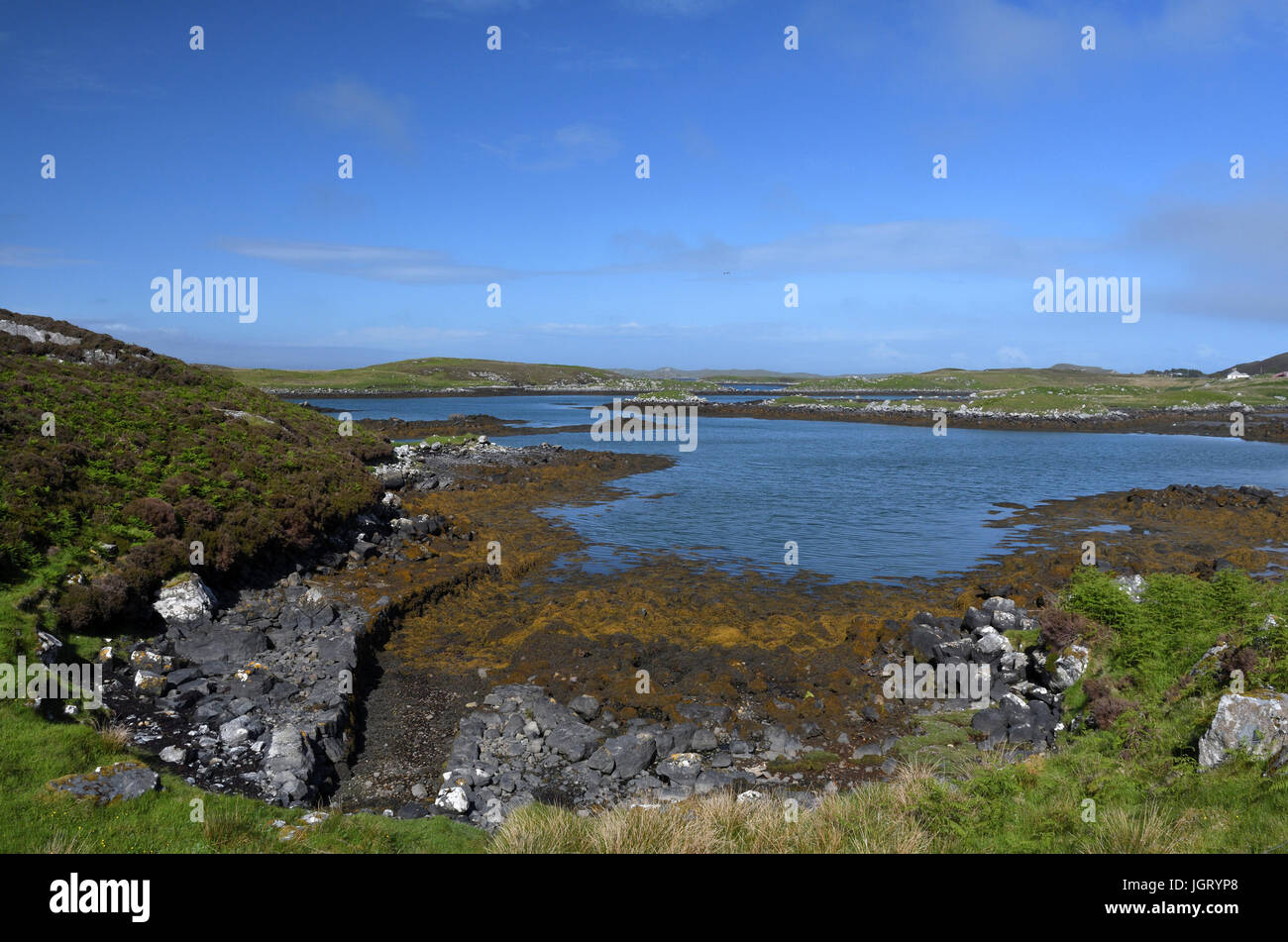 cheese bay;bagh a chaise;north uist;scotland Stock Photo - Alamy