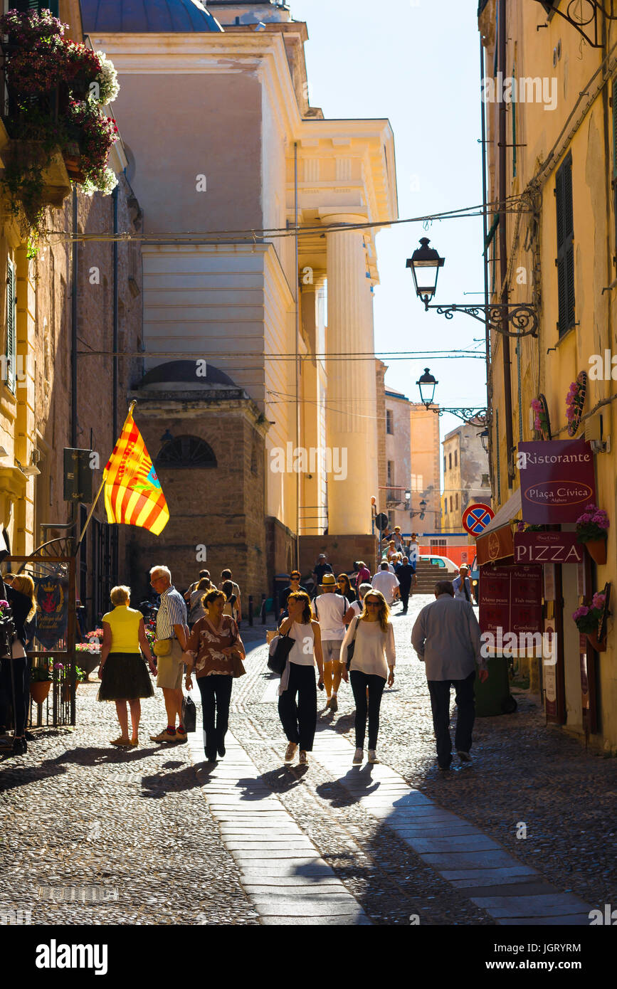 Alghero street sardinia hi-res stock photography and images - Alamy