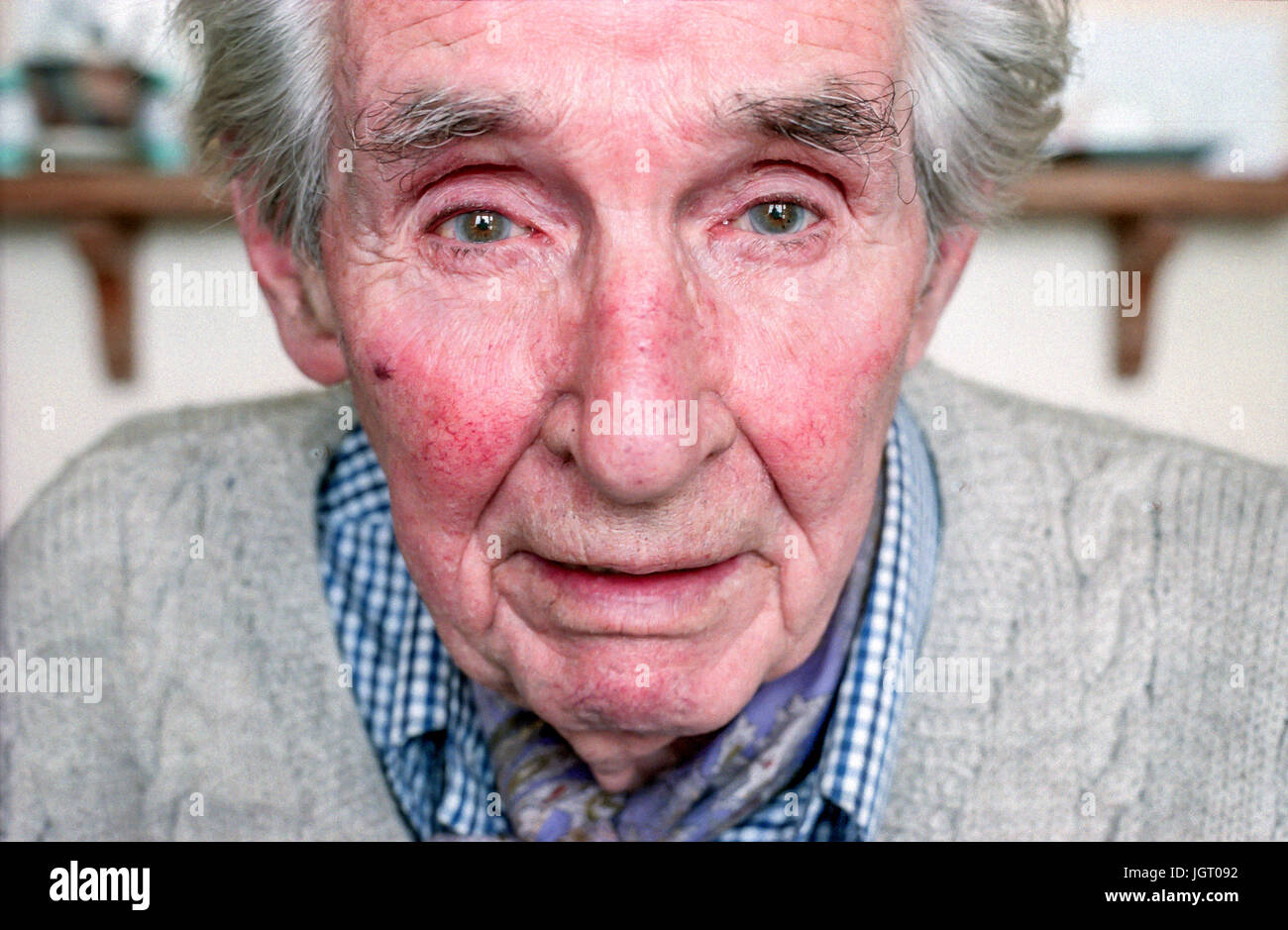 Ex-PoW in Stalag Luft 3, Frank Day, pictured at home in Bosham Hoe ...