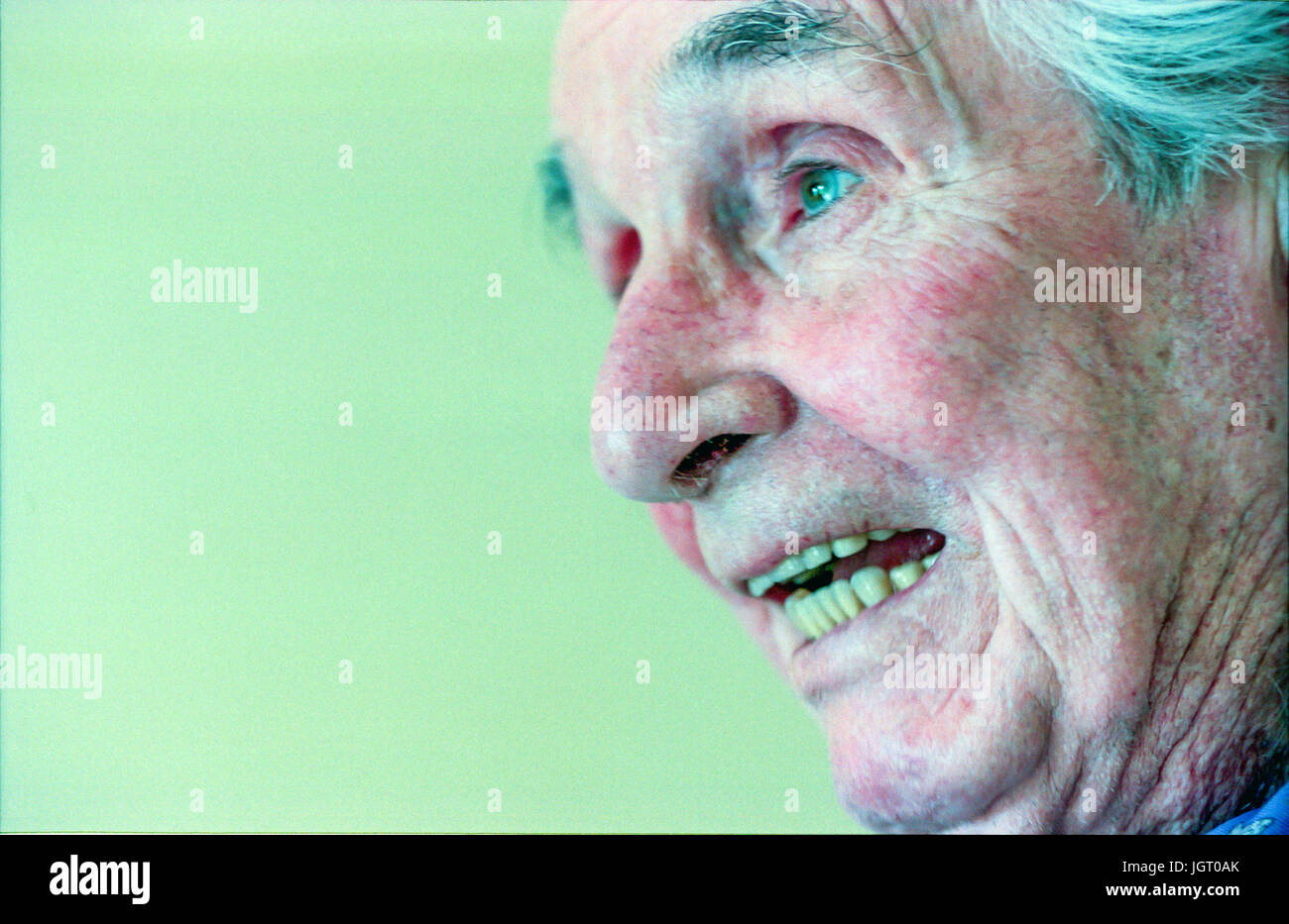 Ex-PoW in Stalag Luft 3, Frank Day, pictured at home in Bosham Hoe ...