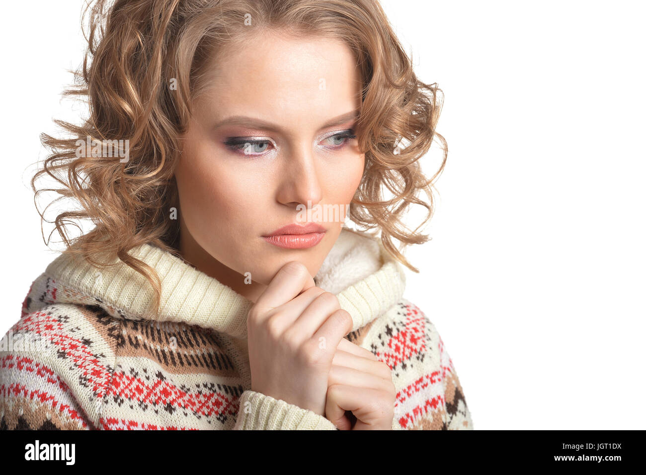 beautiful woman posing Stock Photo - Alamy