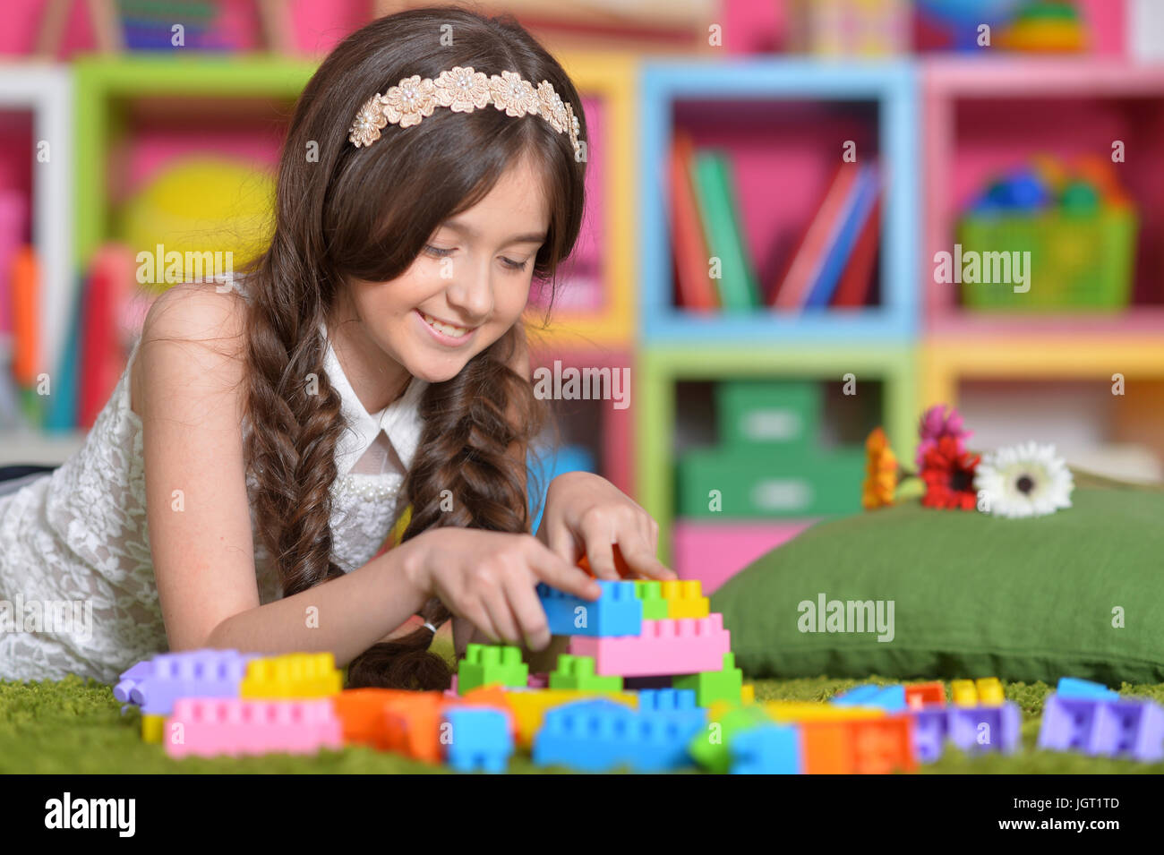 With colorful blocks hi-res stock photography and images - Alamy