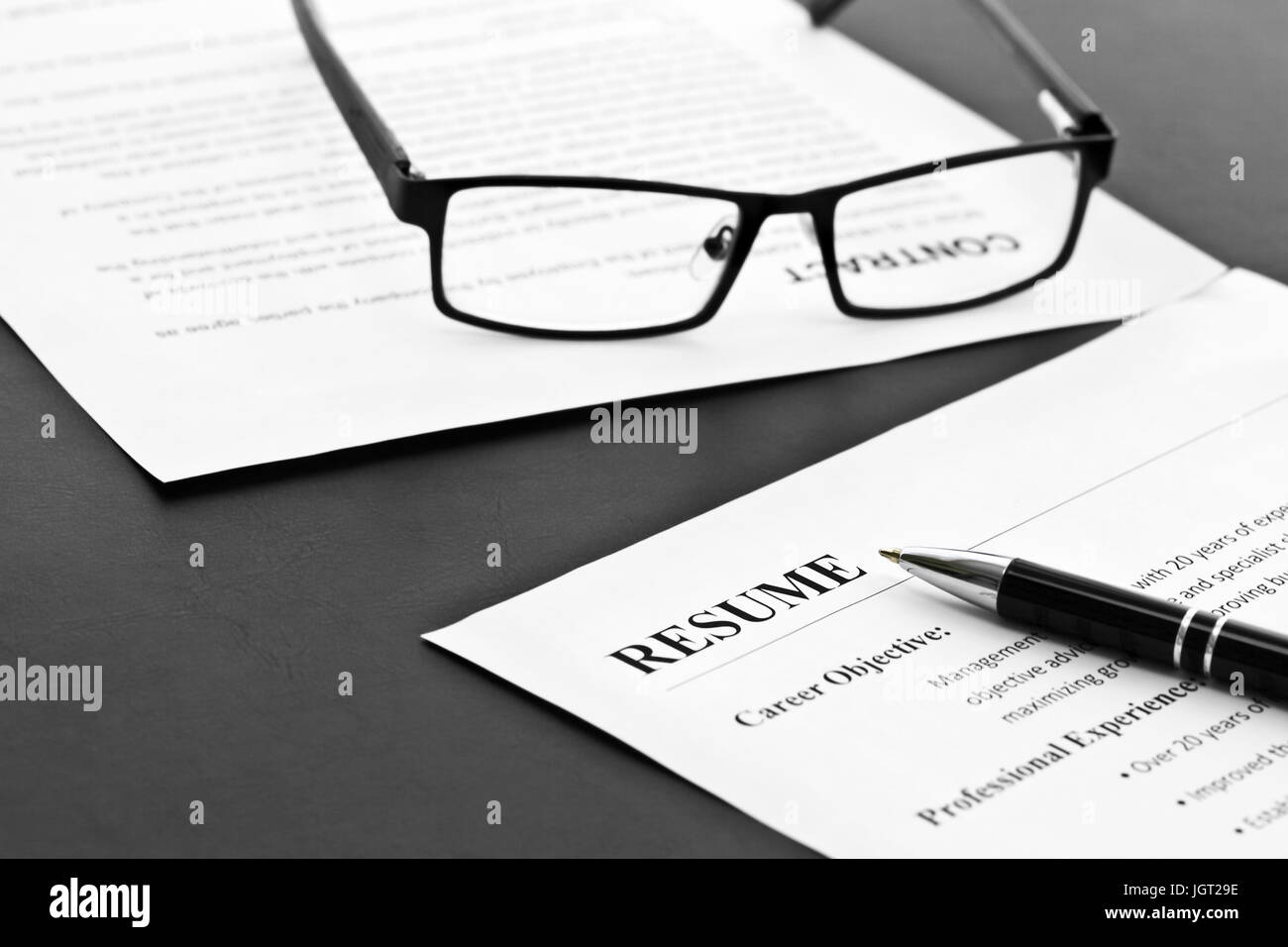 Resume form hi-res stock photography and images - Alamy