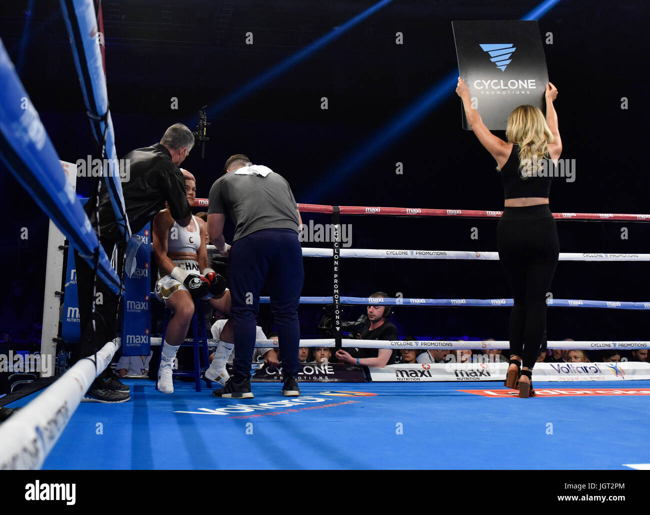 Female Boxing Knockouts Stock