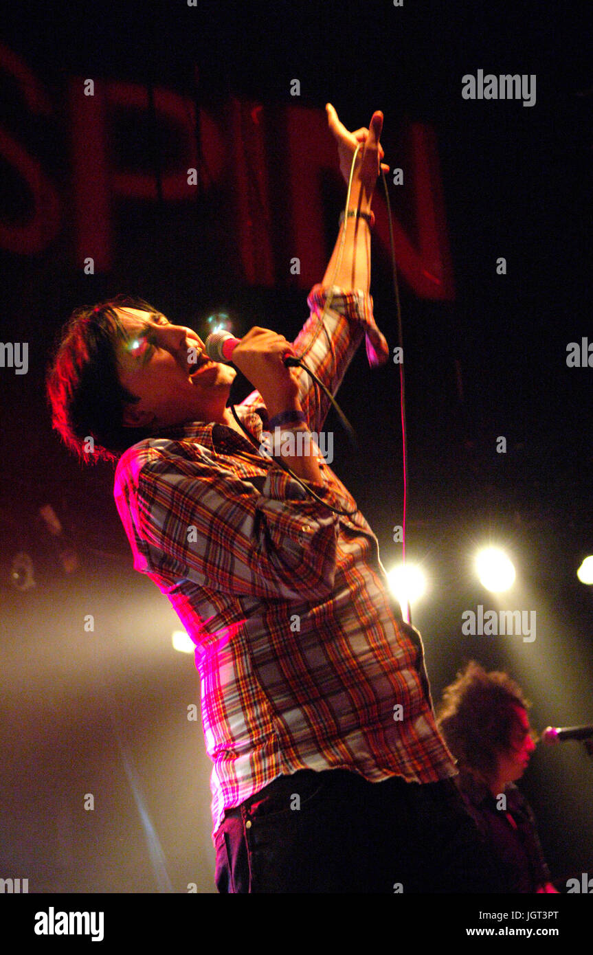 Eddie Argos Art Brut performs Key Club Hollywood,CA Stock Photo - Alamy
