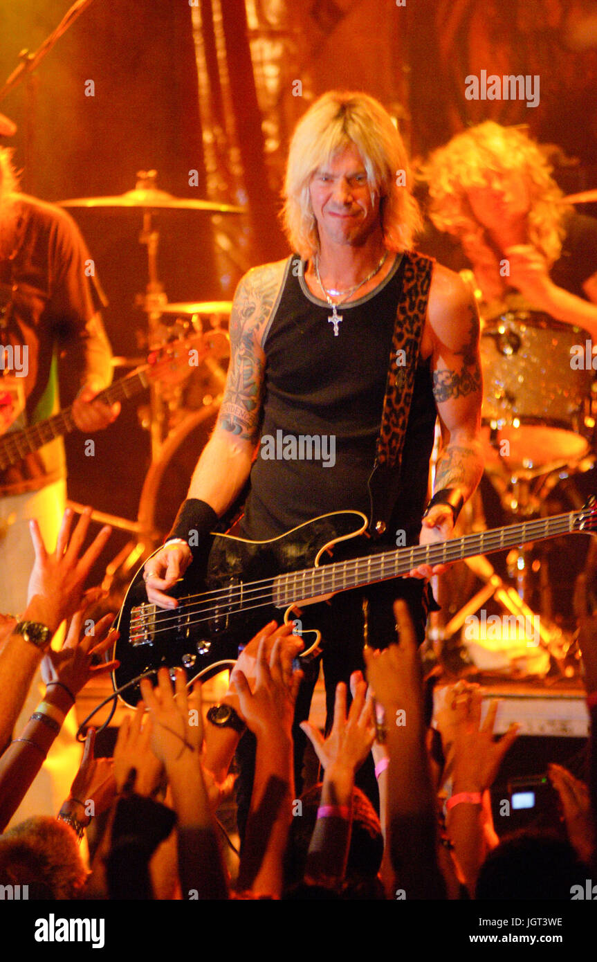 Duff Mckagan onstage 20 year anniversary Guns N' Roses 'Appetite for ...