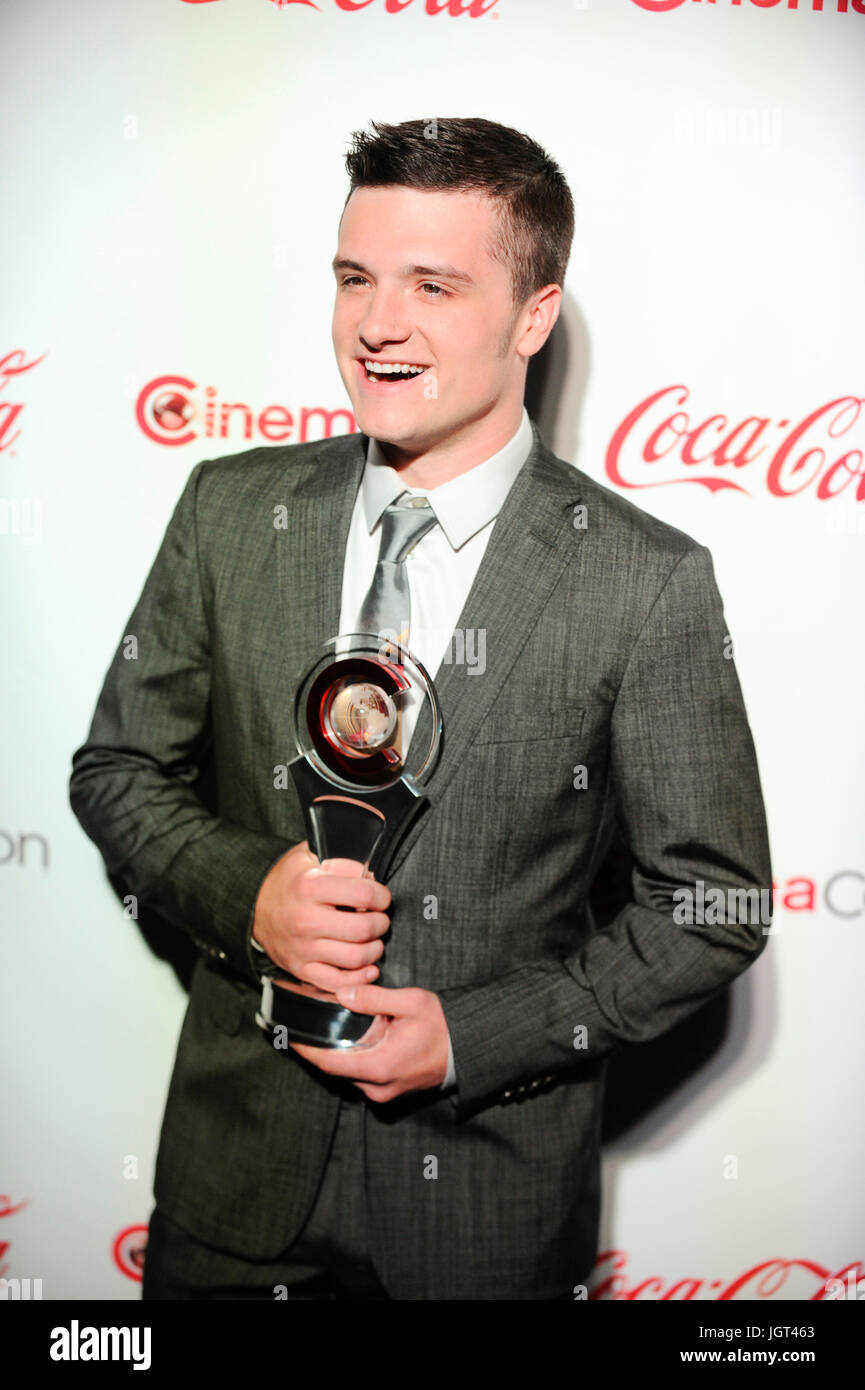 Actor Josh Hutcherson arrives CinemaCon's Big Screen Achievement Awards ...