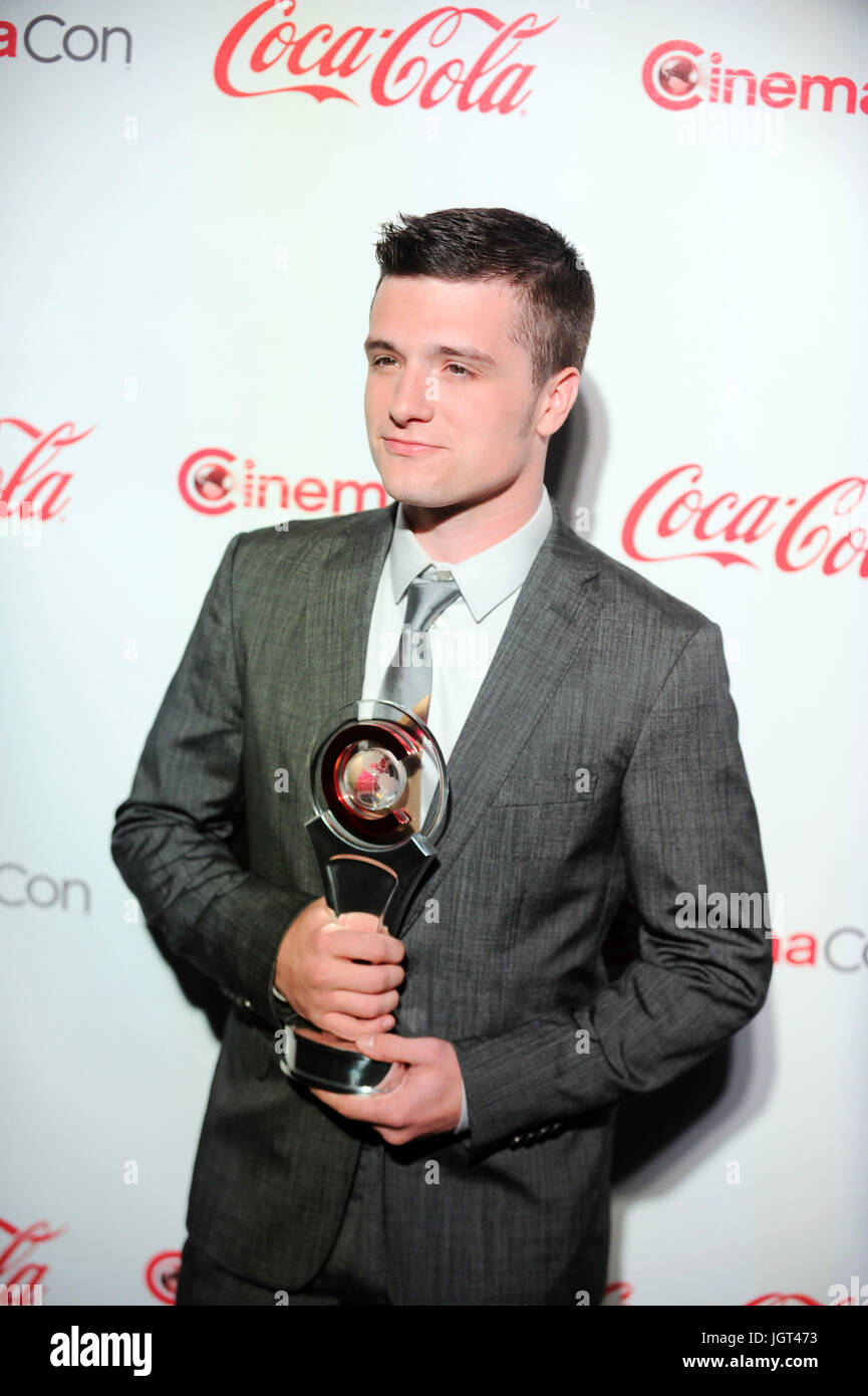 Actor Josh Hutcherson arrives CinemaCon's Big Screen Achievement Awards ...