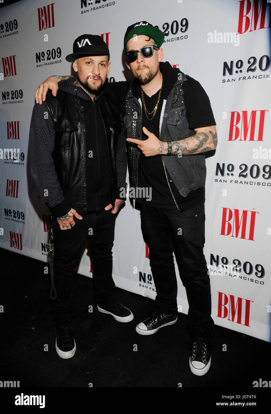 (L-R) Benji Joel Madden Good Charlotte attend BMI GRAMMY® Panel "How I ...